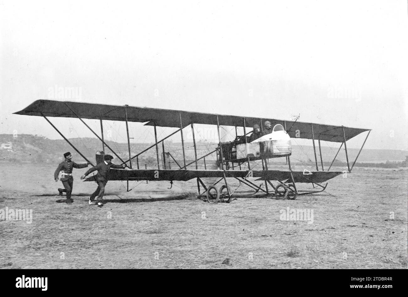 08/31/1916. Aviation "Raid" from Morocco to Spain. Departure from ...