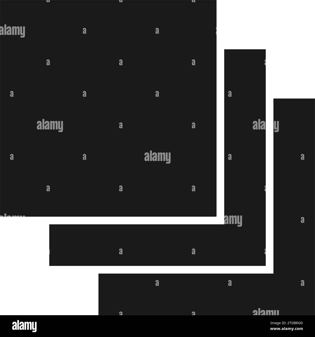 Layer simple vector icon hi-res stock photography and images - Alamy