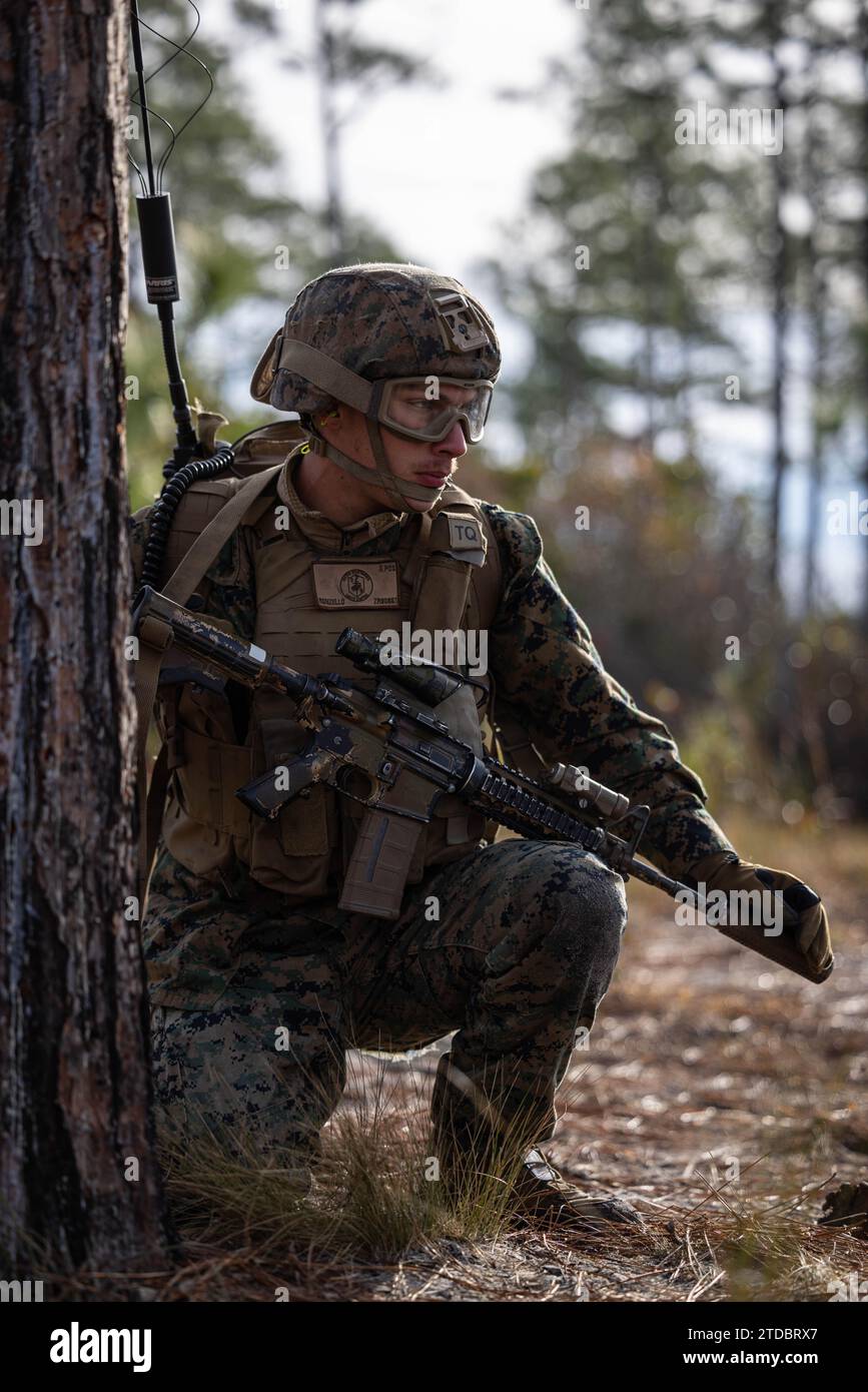 U.S. Marine Corps Lance Cpl. Zeb Ronzello, a transmissions systems ...