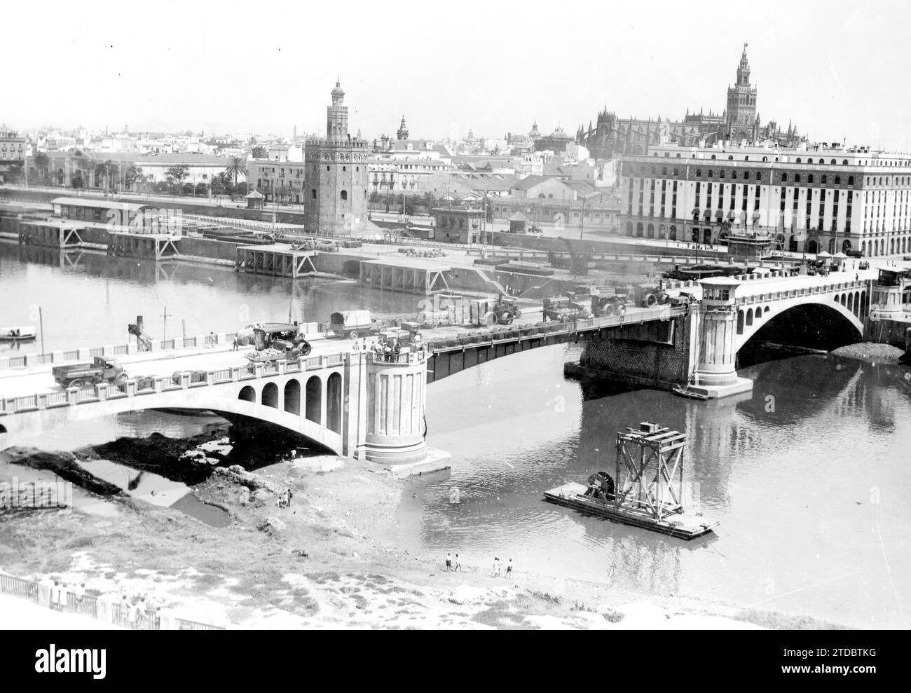 01/31/1936. St. Elmo's Bridge. Credit: Album / Archivo ABC / Serrano ...