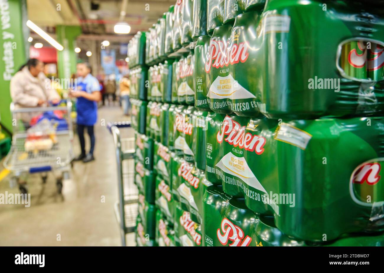 Lima, Peru, July 2023: Pilsen Callao, traditional Peruvian Beer from ...