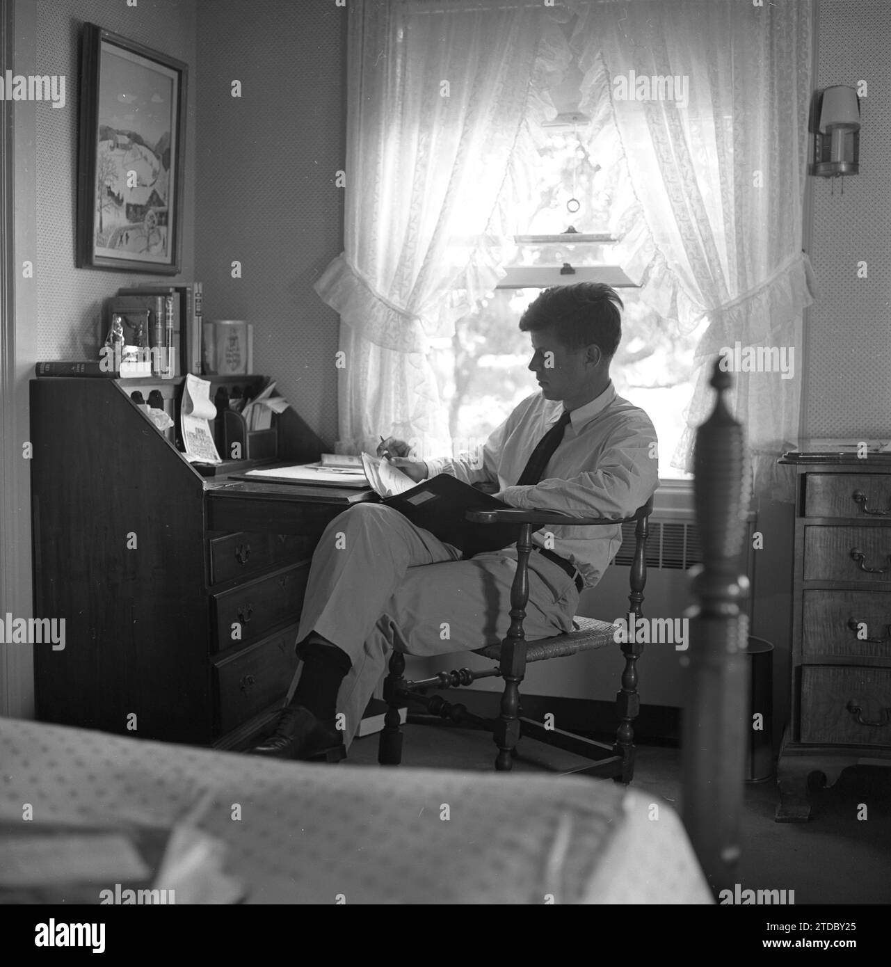 HYANNIS PORT, MA - JUNE 1953: Senator John F. Kennedy on vacation at ...