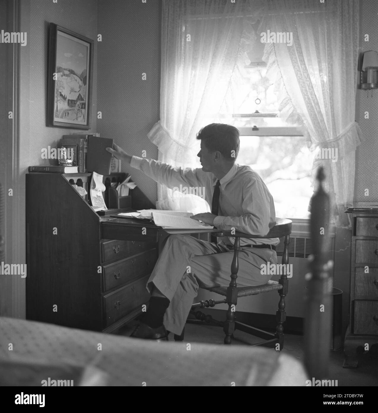 HYANNIS PORT, MA - JUNE 1953: Senator John F. Kennedy on vacation at ...