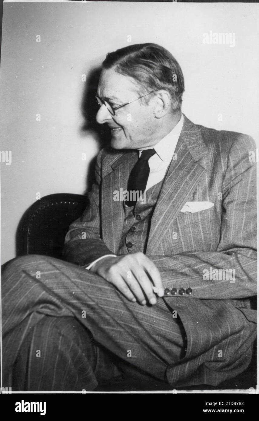 12/31/1950. TS Eliot, the famous Anglo-Saxon poet and playwright ...