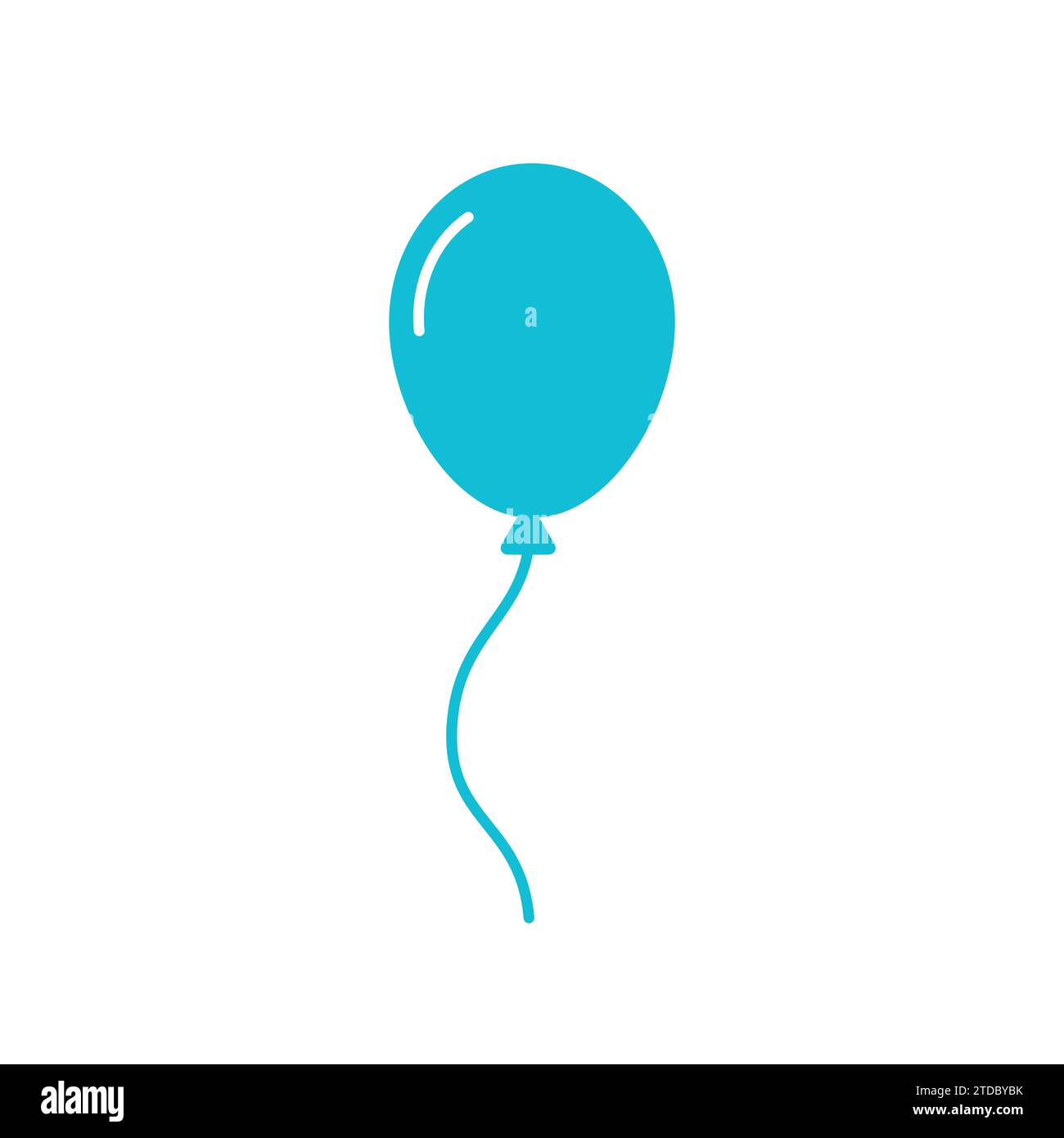 Balloon icon. From blue icon set Stock Vector Image & Art - Alamy