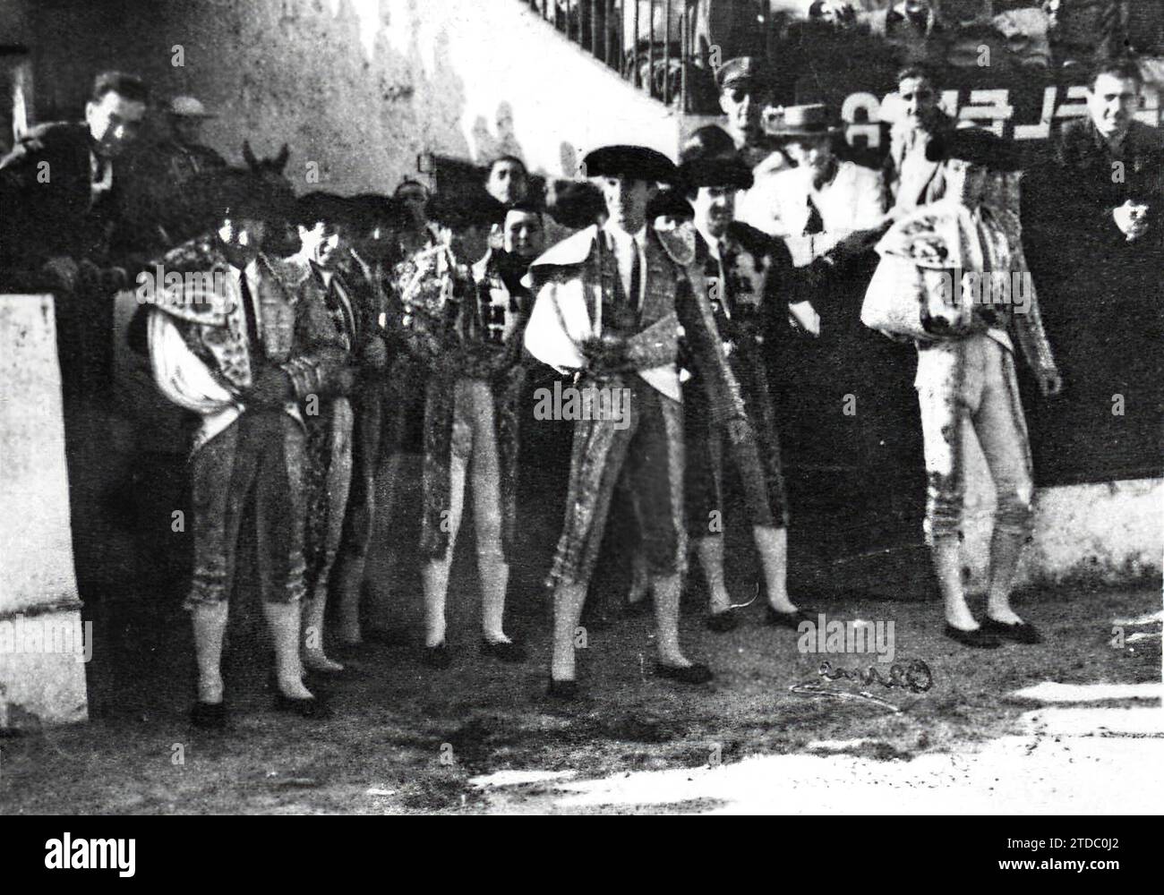 08/28/1947. Manolete, Luis Miguel Dominguín and Gitanillo de Triana ...