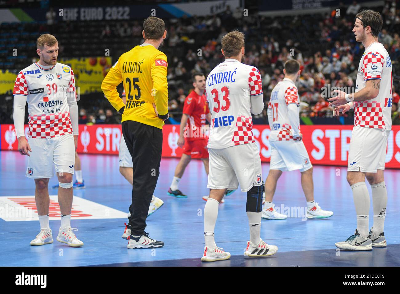 Croatia national team celebrating 2022 hi-res stock photography and images - Alamy