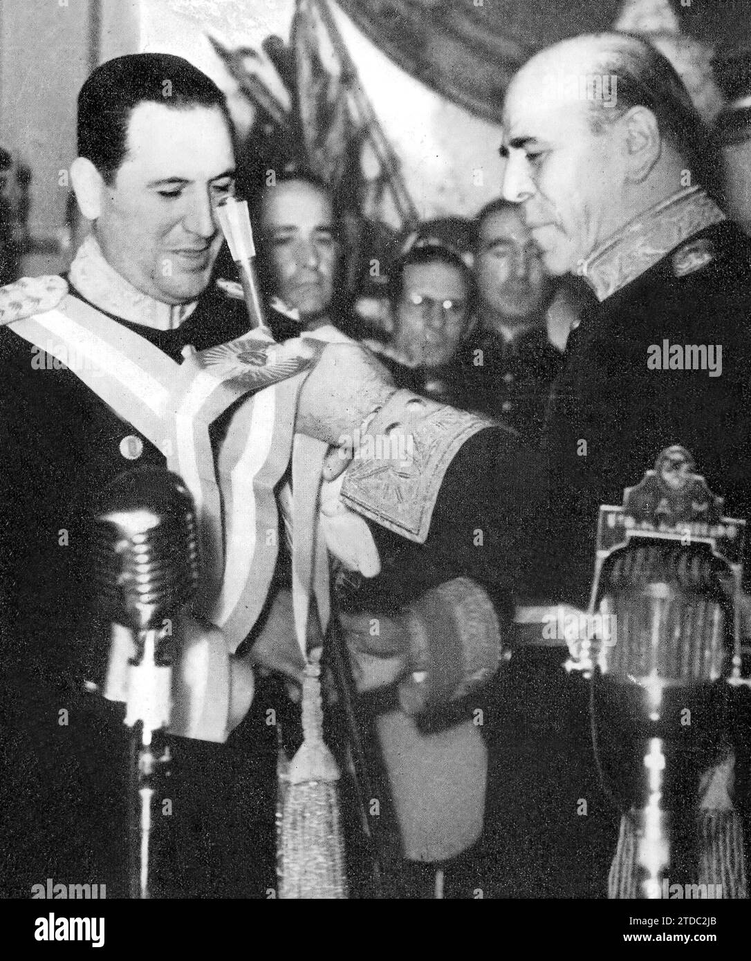 12/31/1945. Inauguration of Juan Domingo Perón as president of the ...