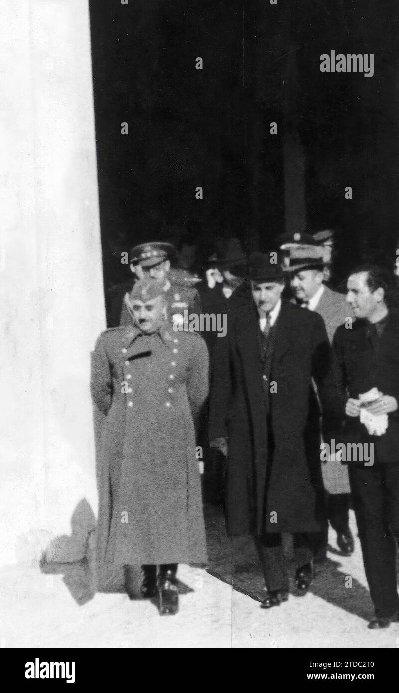 02/12/1942. Generalissimo Franco, with Dr. Oliveira Salazar, Mr ...