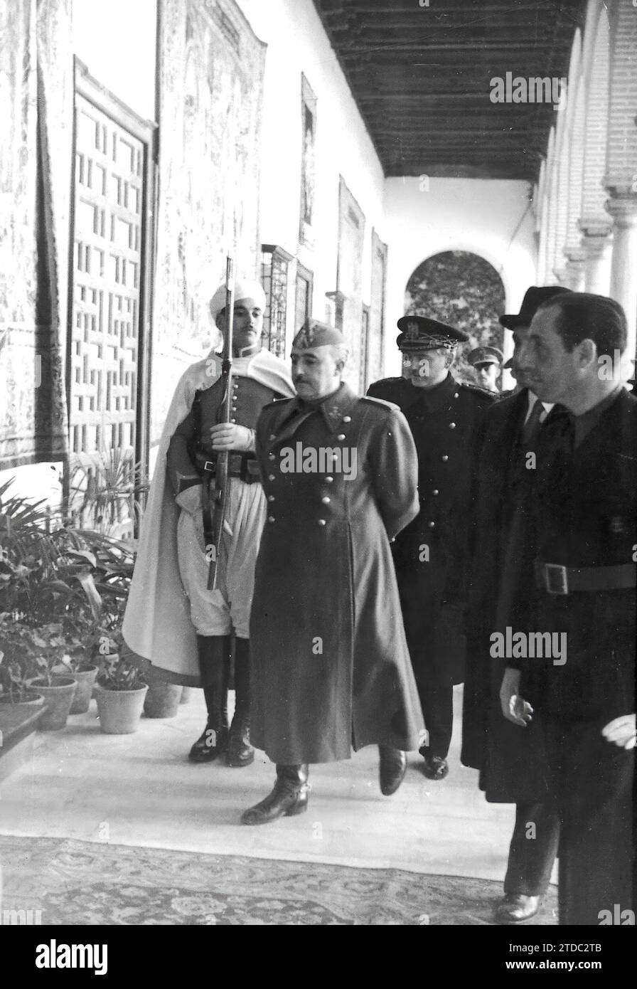 02/12/1942. Generalissimo Franco, with Dr. Oliveira Salazar, Mr ...