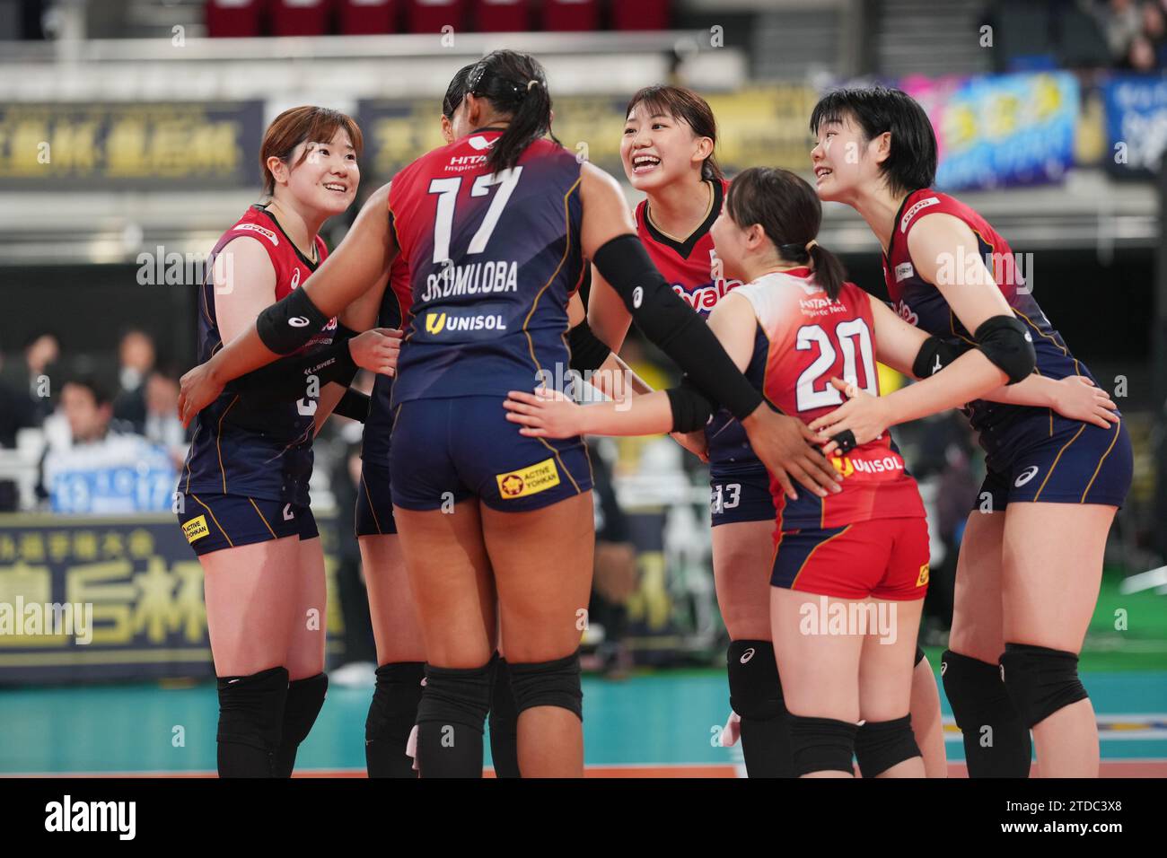 Tokyo, Japan. 16th Dec, 2023. AstemoHitachi Astemo Rivale team group Volleyball : 2023 All Japan ...