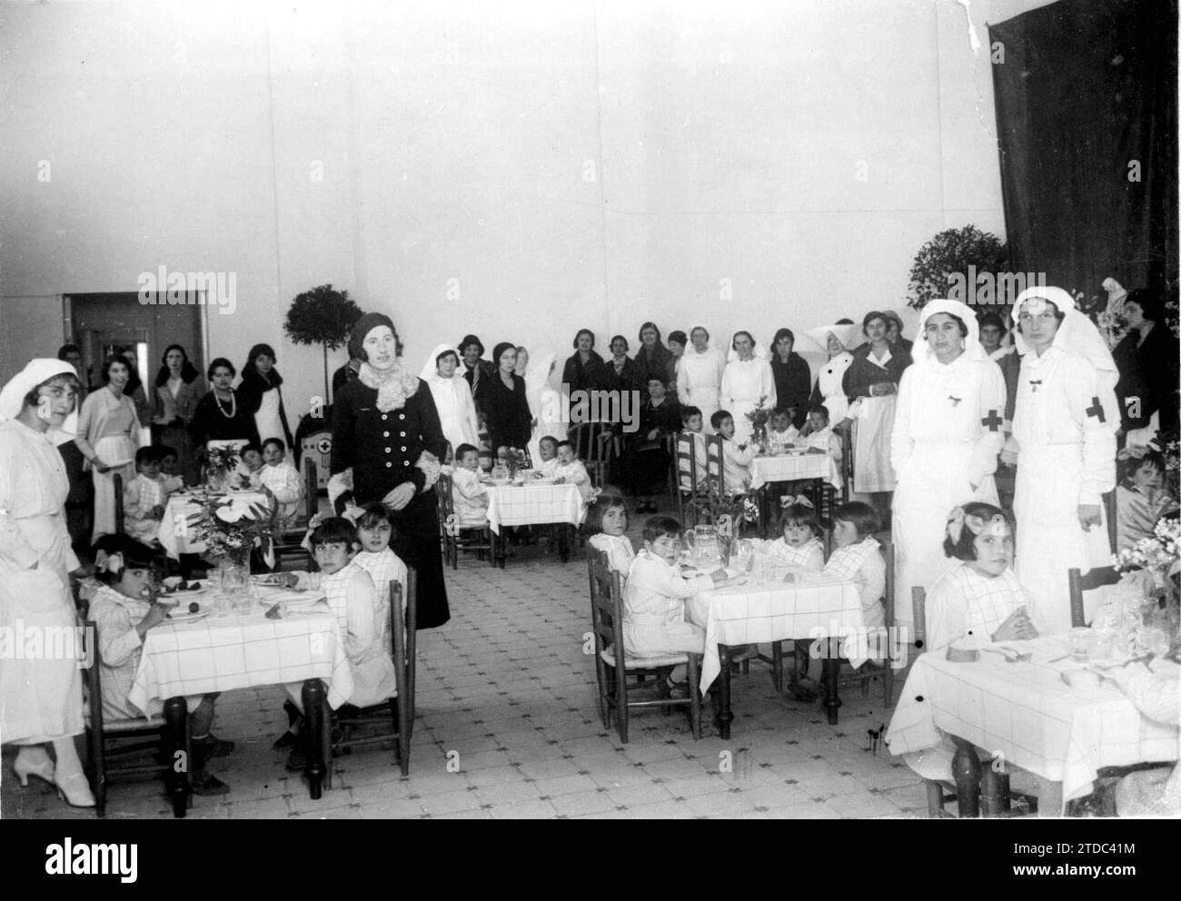 03/15/1931. Poor Children's Dining Room in the Red Cross Hospital ...