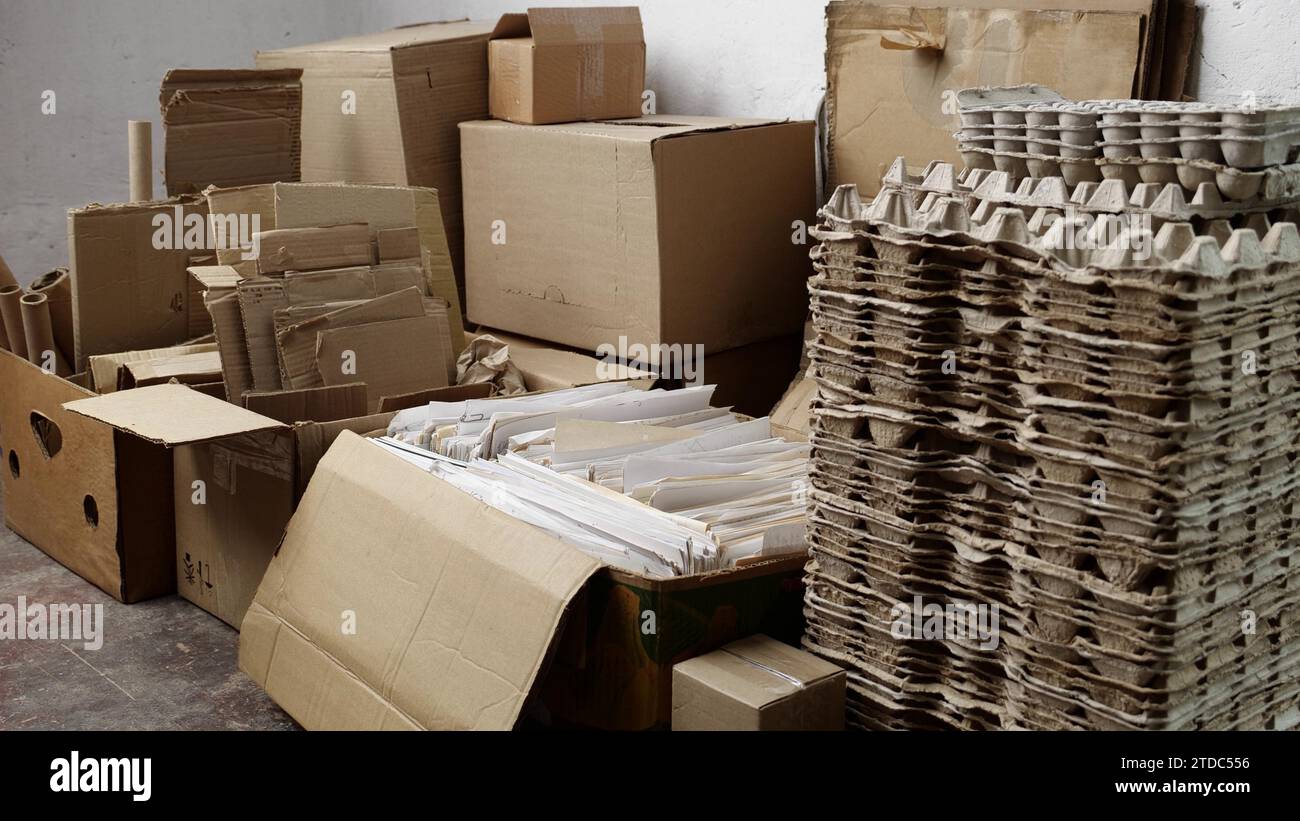 Paper Recycling. Collecting and sorting discarded paper and paperboard ...