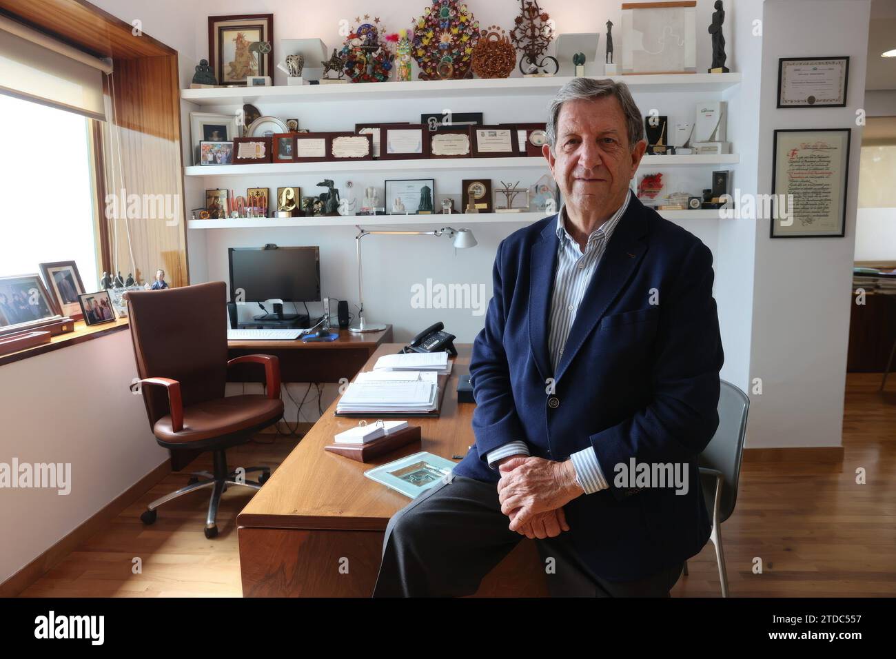 Madrid, 07/07/2022. Interview with Luis Partida, mayor of Villanueva de ...