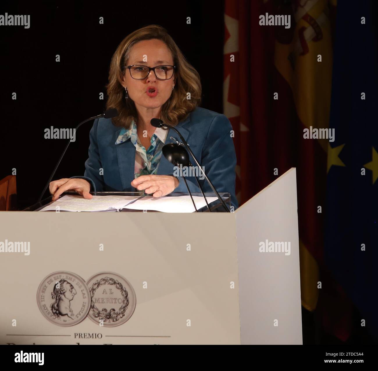 Madrid, 02/26/2020. The King presents the in memoriam award to Plácido ...