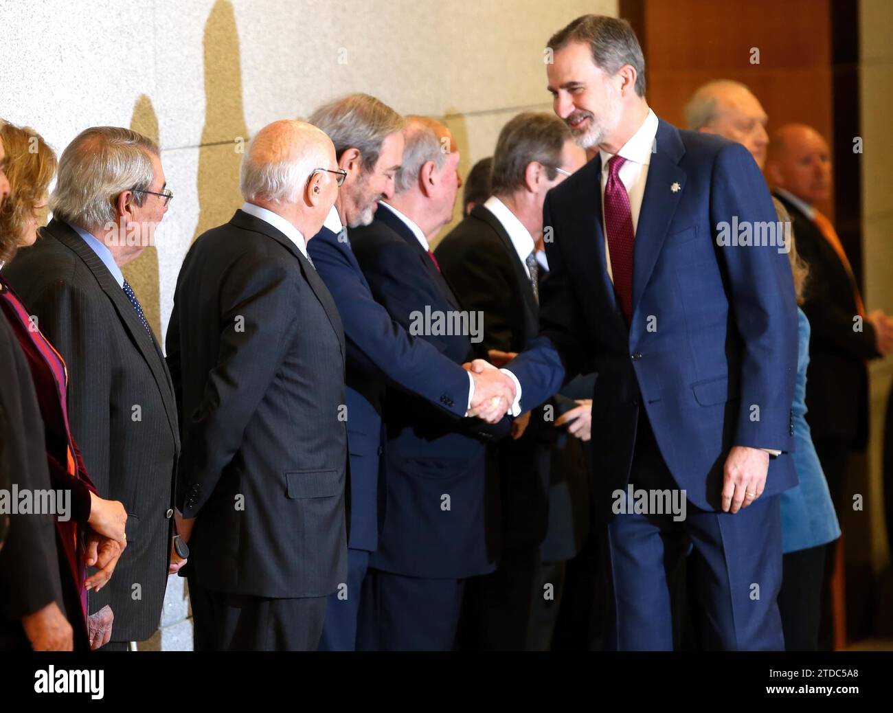 Madrid, 02/26/2020. The King presents the in memoriam award to Plácido ...