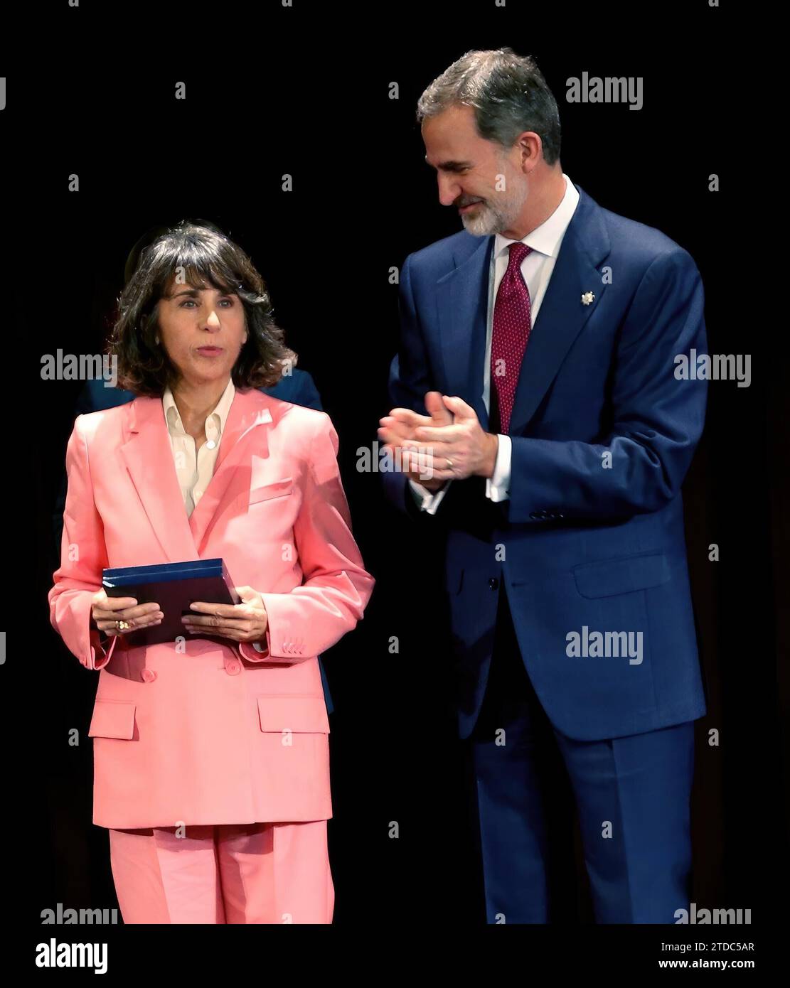 Madrid, 02/26/2020. The King presents the in memoriam award to Plácido ...