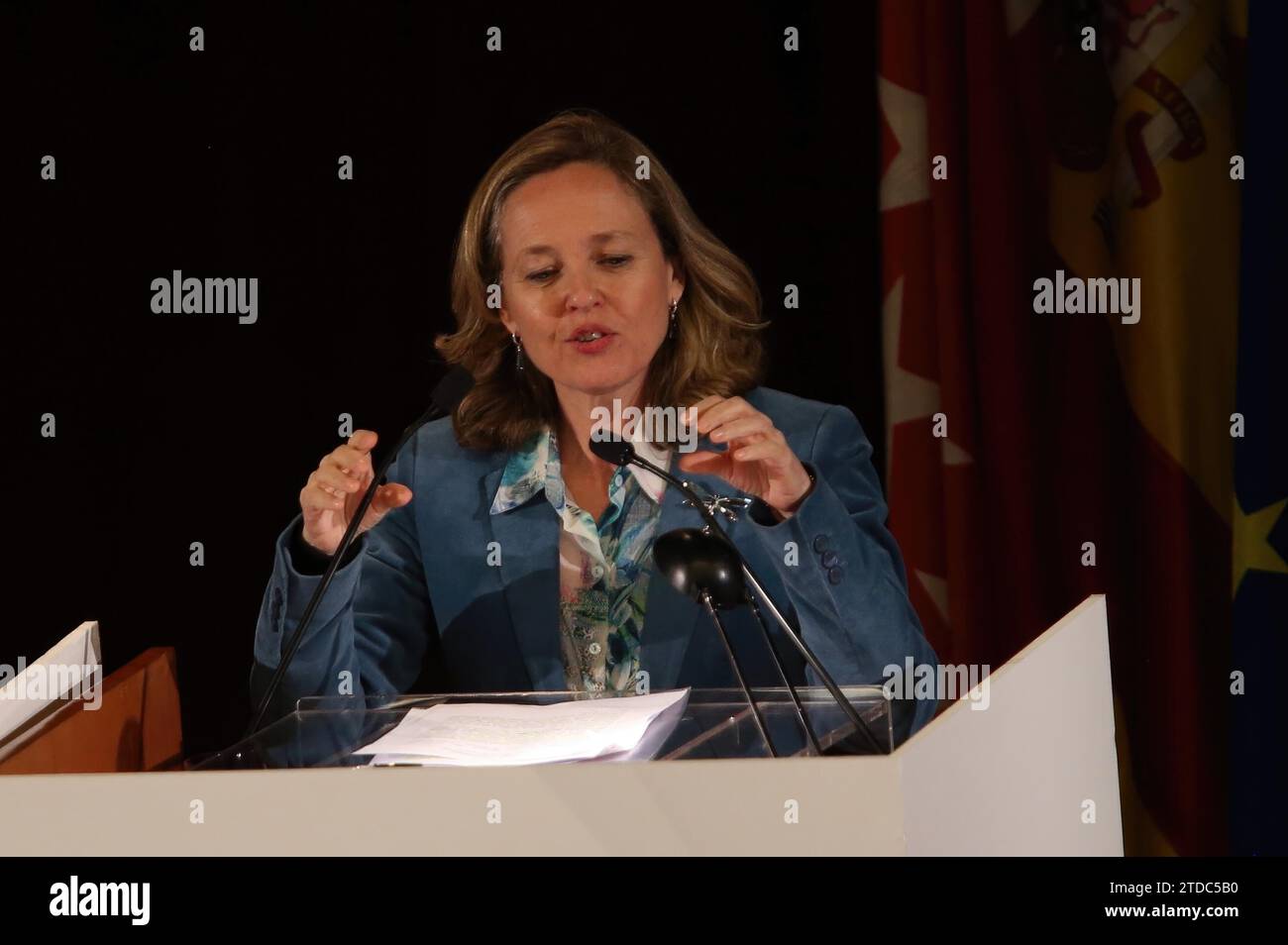 Madrid, 02/26/2020. The King presents the in memoriam award to Plácido ...