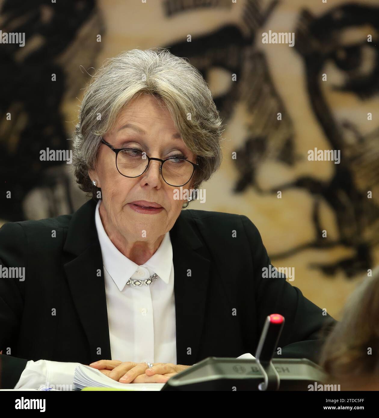 Madrid, 03/10/2020. Appearance of the Sole Administrator of Rtve, Rosa ...