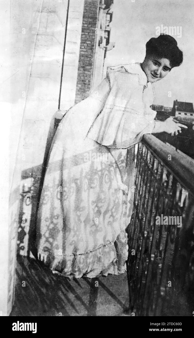 12/31/1908. The Baroness of Vaughan, Morganatic wife of the late King ...