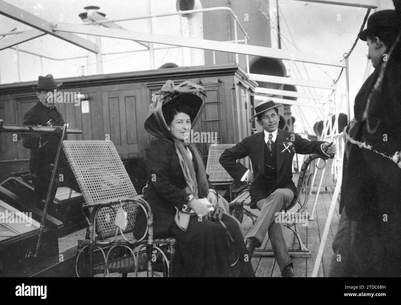 04/11/1910. The return of a famous bullfighter: the bullfighter Antonio ...