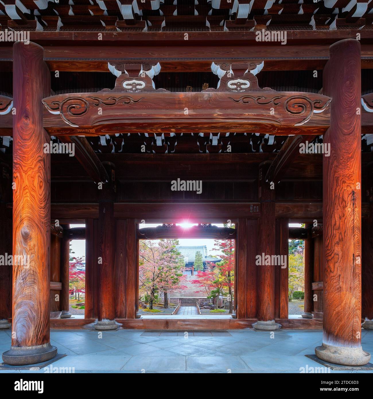 Kyoto, Japan - April 5 2023: Kurodani or Konkai-Komyoji temple founded ...