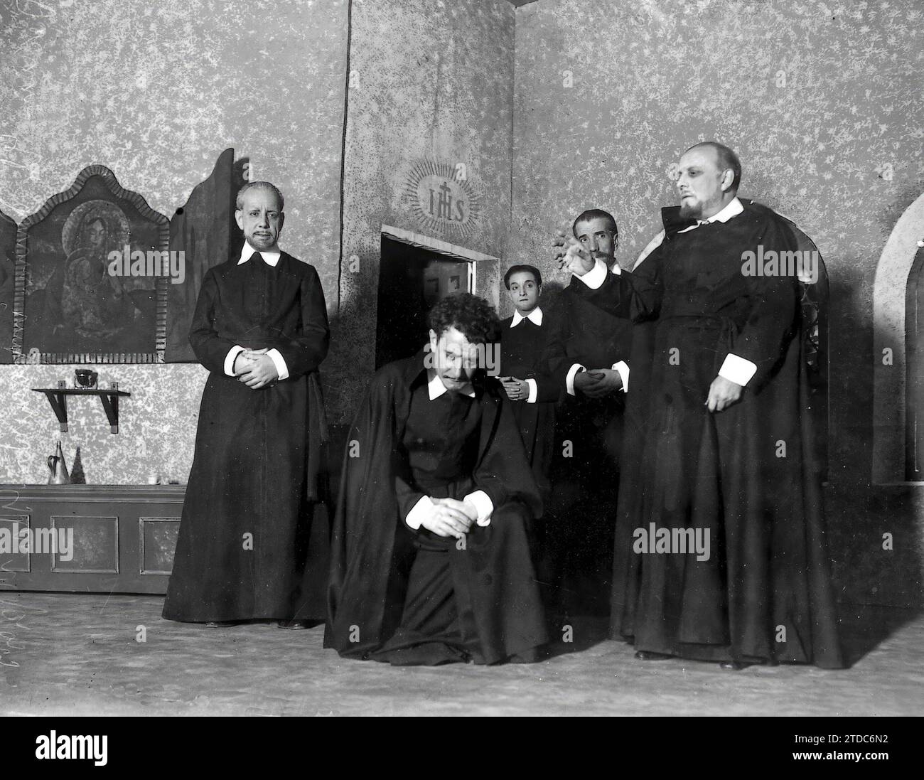Madrid. 09/27/1933. Alfonso Muñoz and Ricardo Calvo in "The Divine ...