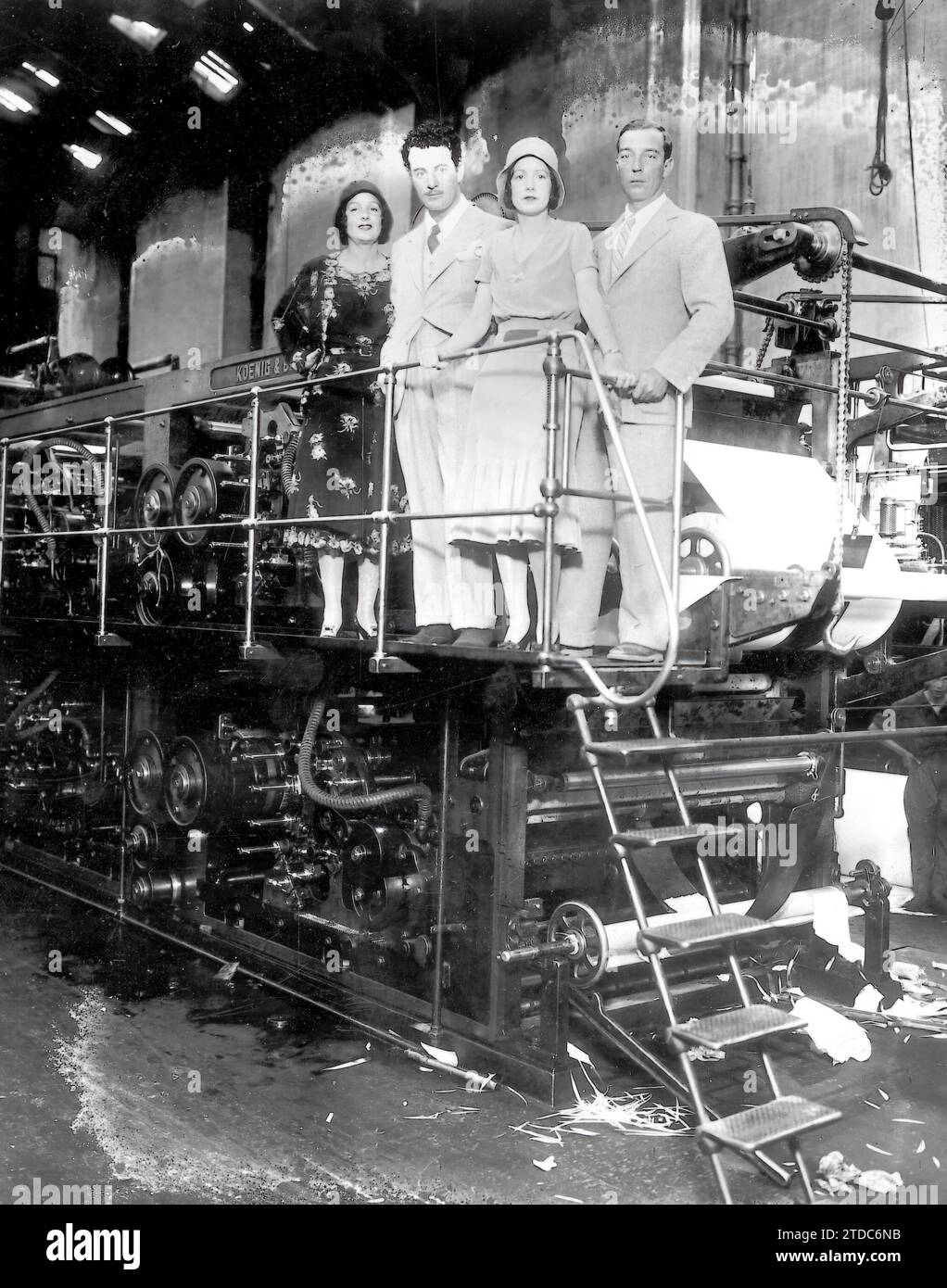 Madrid, 1930 (CA.). Buster Keaton in the ABC and Blanco y Negro ...