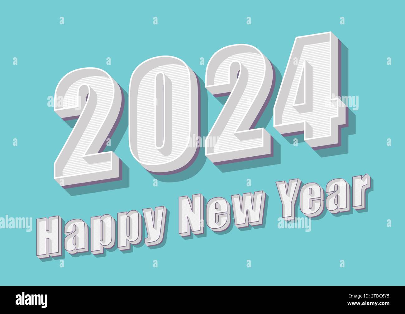 2024 stock vector hi-res stock photography and images - Alamy