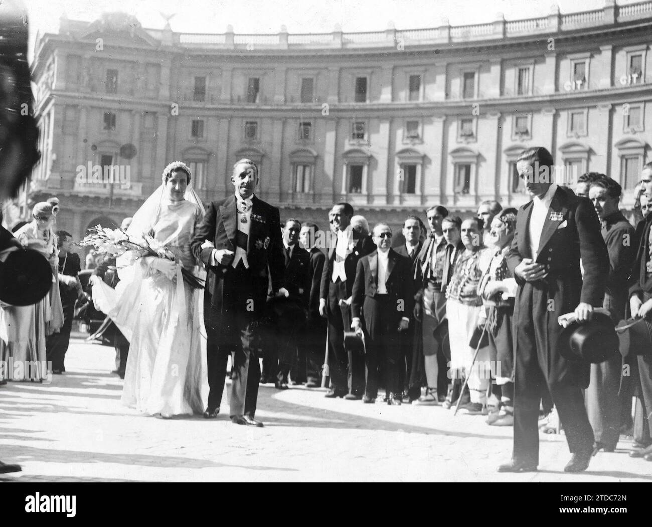 10/11/1935. Doña María de las Mercedes, Daughter of the Infanta Doña ...
