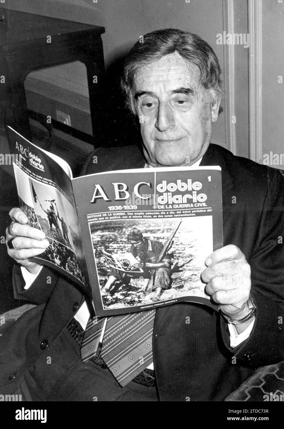 11/12/1978. The former director of Abc Elfidio Alonso at the Abc house ...
