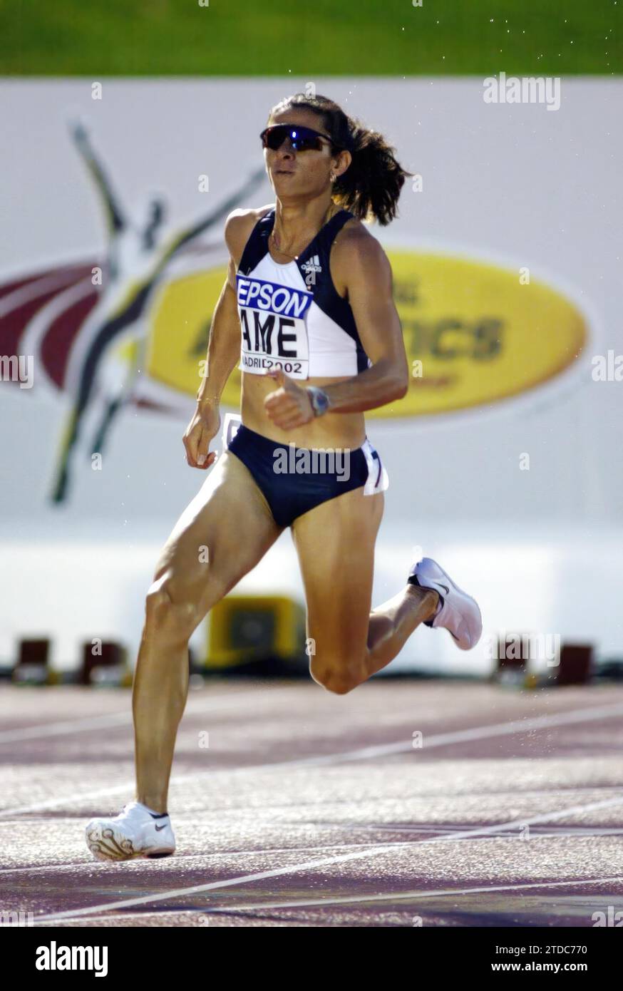 Madrid, September 20, 2002. Athletics World Cup Madrid 2002. 400m Ana ...