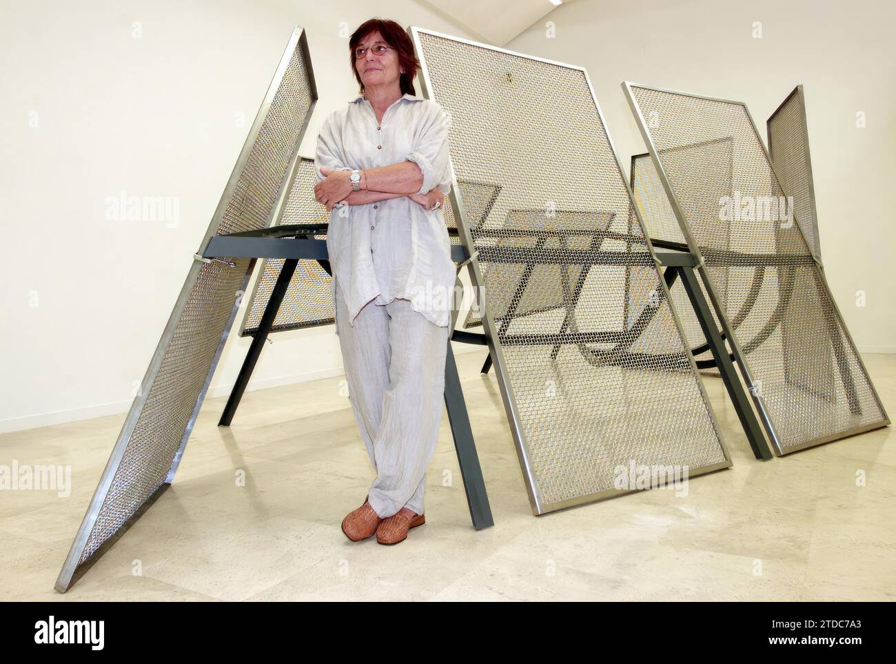 Madrid, 09/15/2004. Interview with Susana Solano who presents her ...