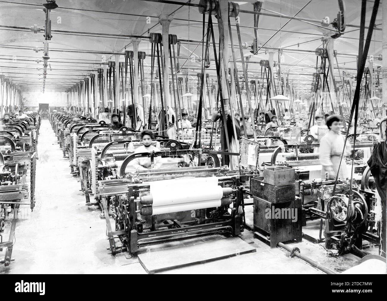 Barcelona. 03/01/1909. Widow and sons of Claudio Araño wool fabric ...