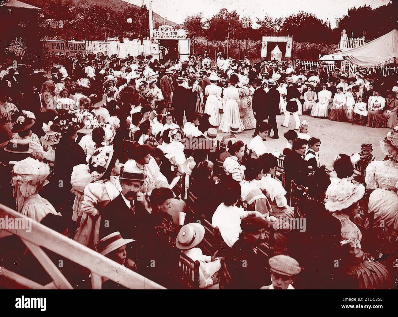 09/15/1908. Barcelona. A Charity Party. "Kermesses", dance and concert ...