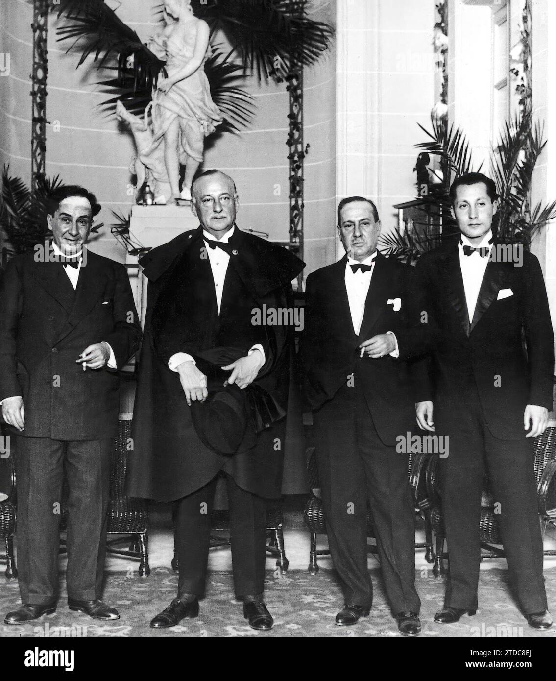11/26/1929. The Machado Brothers, Manuel and Antonio, together with Don ...