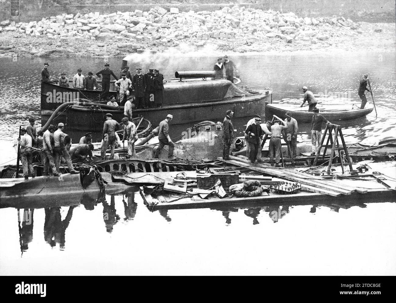 05/31/1910. The catastrophe of the French submarine "Pluviose". The ...