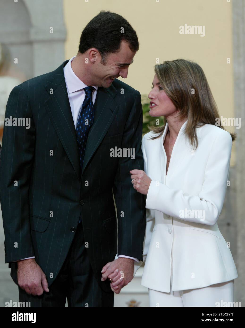 11/05/2003. Madrid, 6-11-03. -Request for Letizia Ortiz's hand by ...