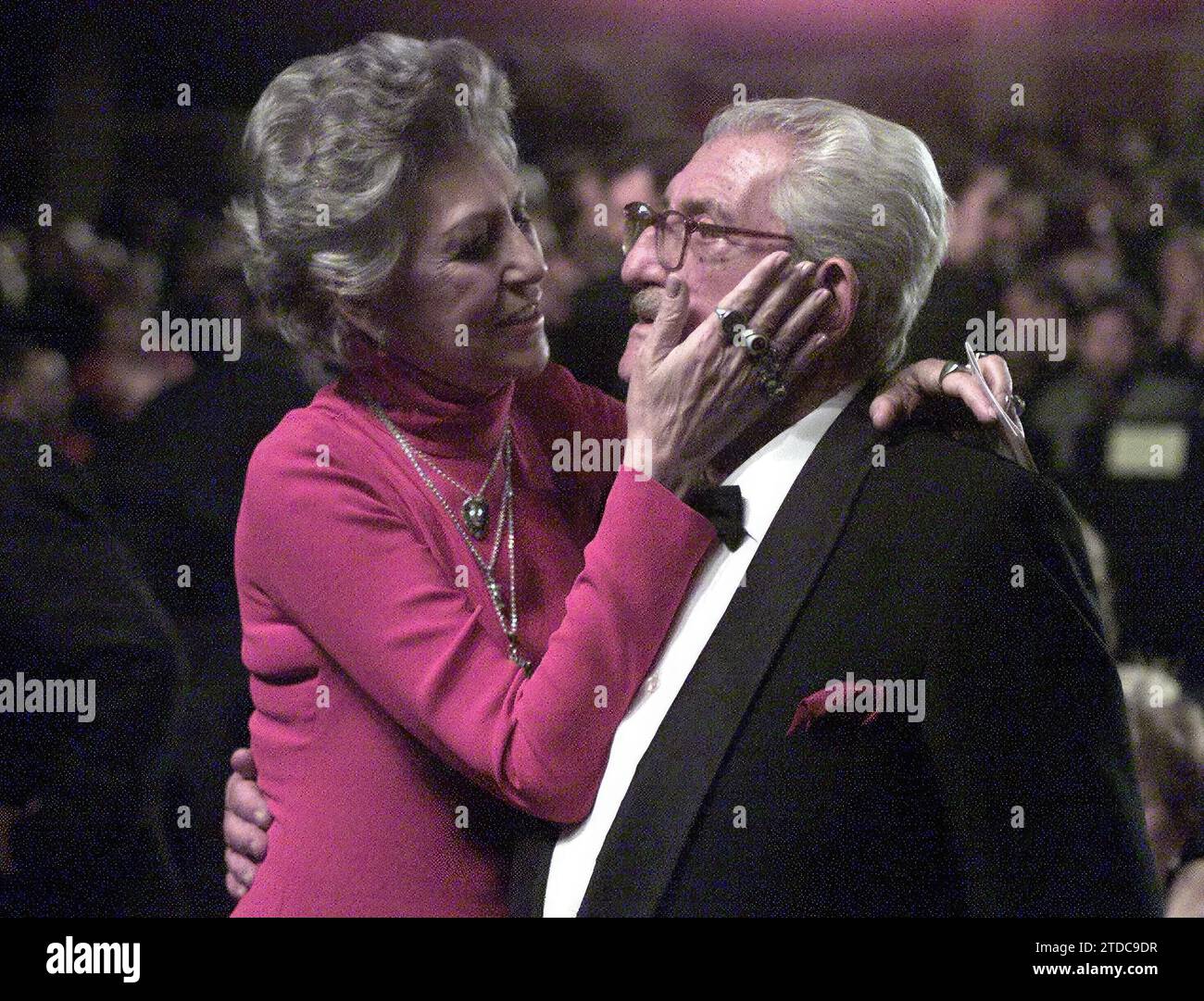 02/02/2002. Madrid 3-2-02.-Goya Awards gala, Pilar Barden and Juan ...