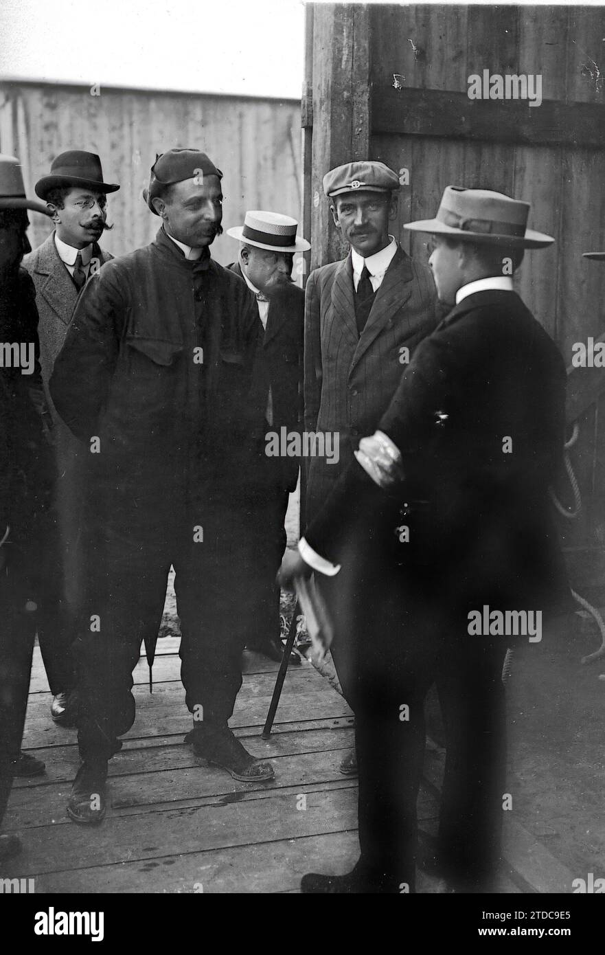 THE aviator Louis Bleriot in an image dated 1909. Credit: Album ...