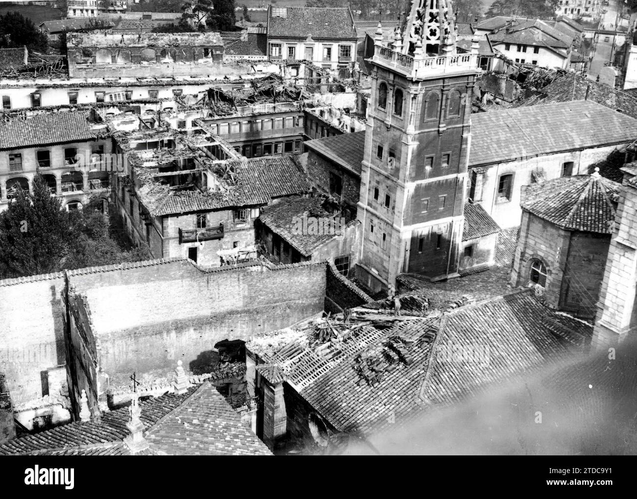 Revolution of Asturias. Events of October 1934 in Oviedo. Credit: Album ...