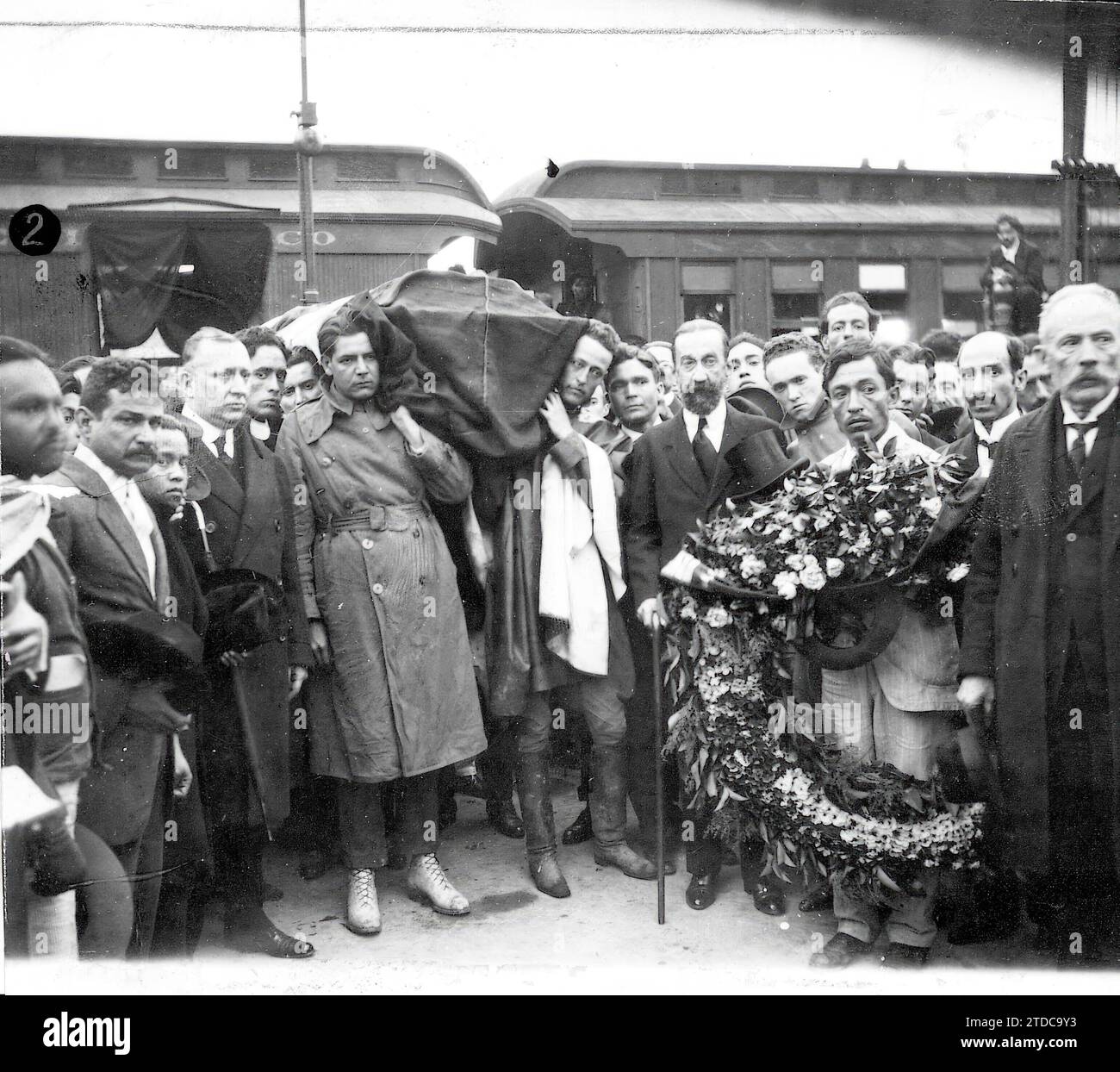 05/31/1920. Mexico. The death of President Carranza. 2.- Arrival of the ...