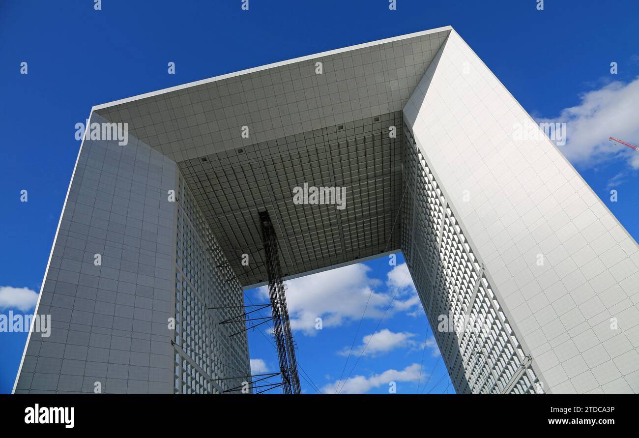 The Grand Arch - La Grande Arche - La Defense, Paris, France Stock ...