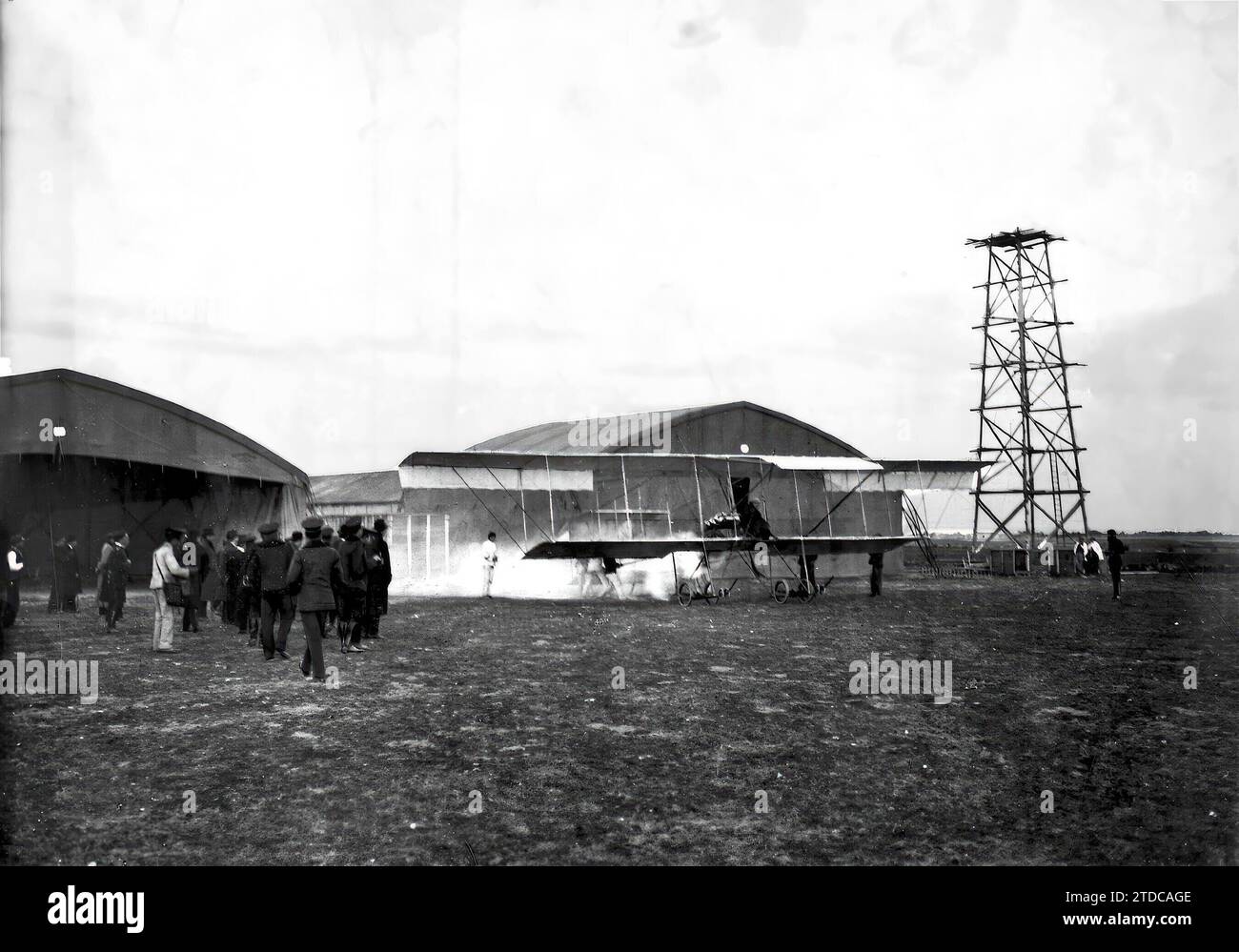 03/15/1911. Military aviation in Carabanchel - the airfield at the time ...