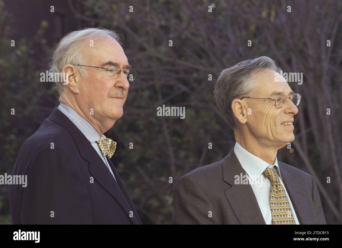 Madrid, 11/18/2003. John Elliott and Jonathan Brown, historians. Photo ...
