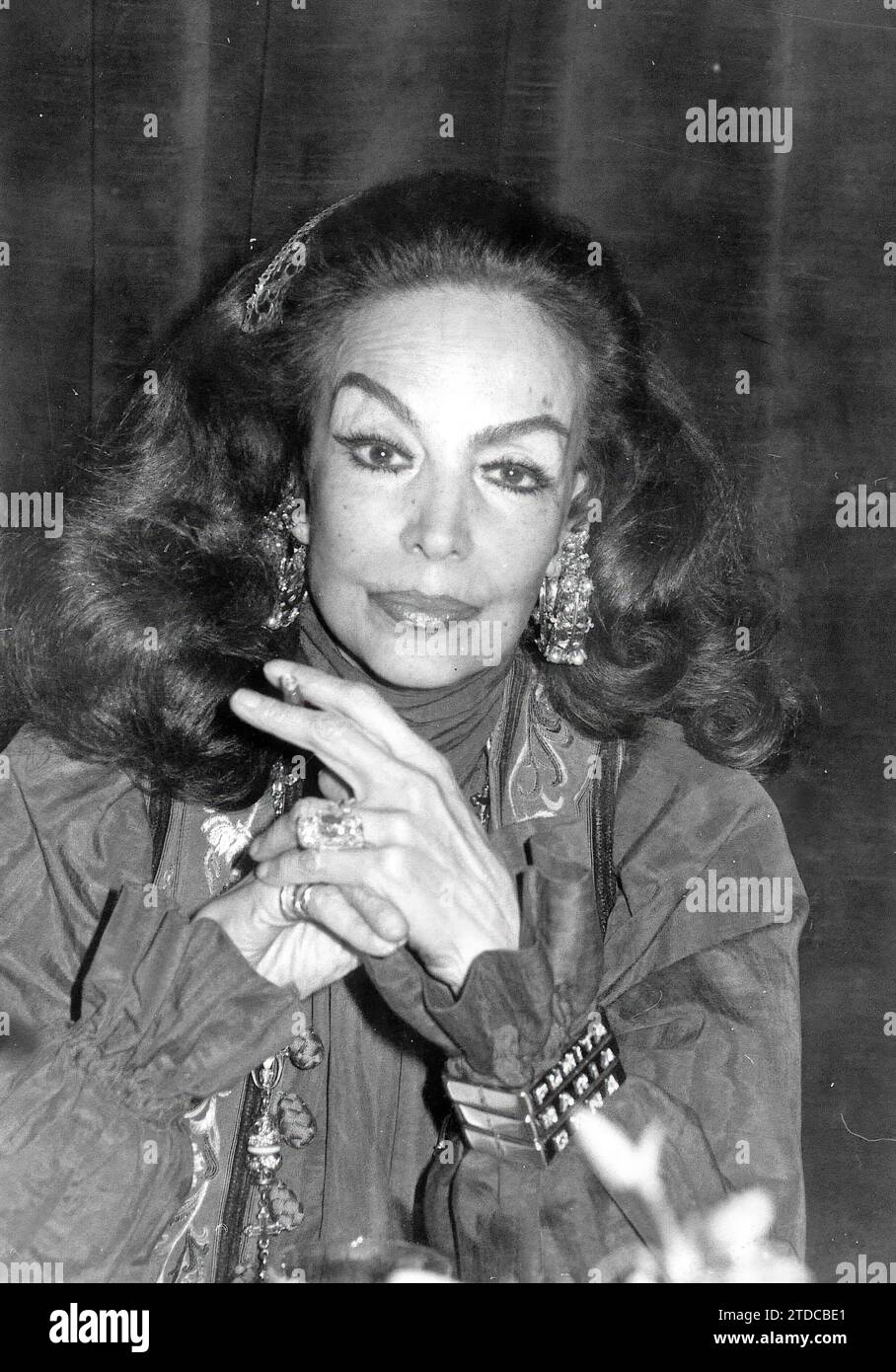 02/16/1983. One of the Last Photos of María Félix. Credit: Album ...