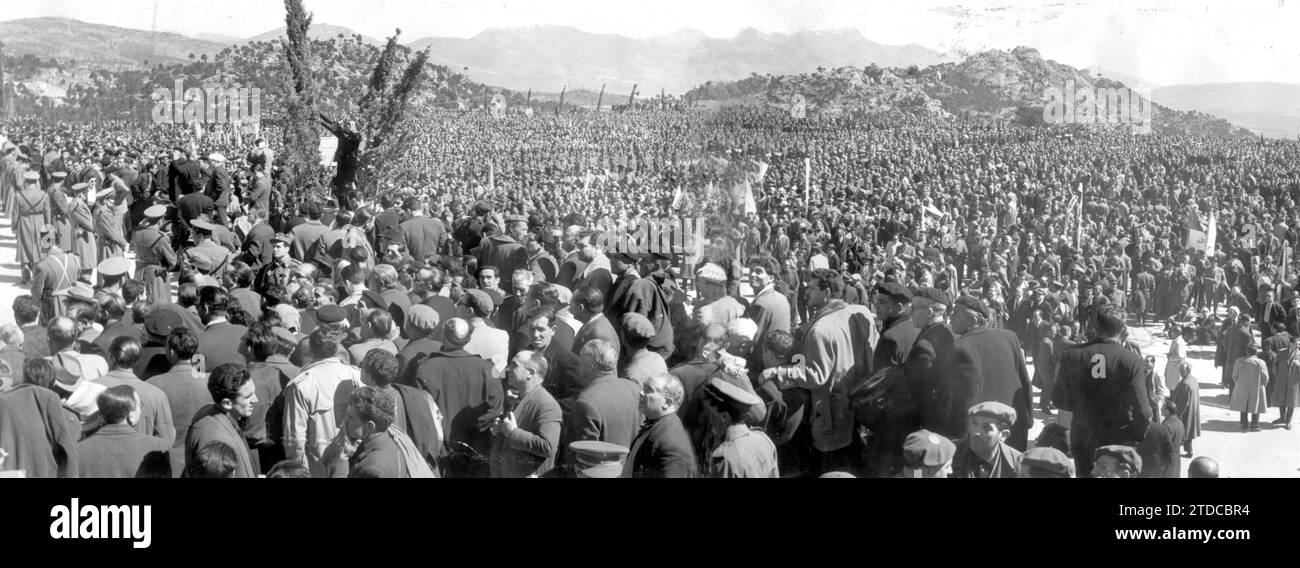 12/31/1958. Inauguration of the Basilica of the Valley of the Fallen ...