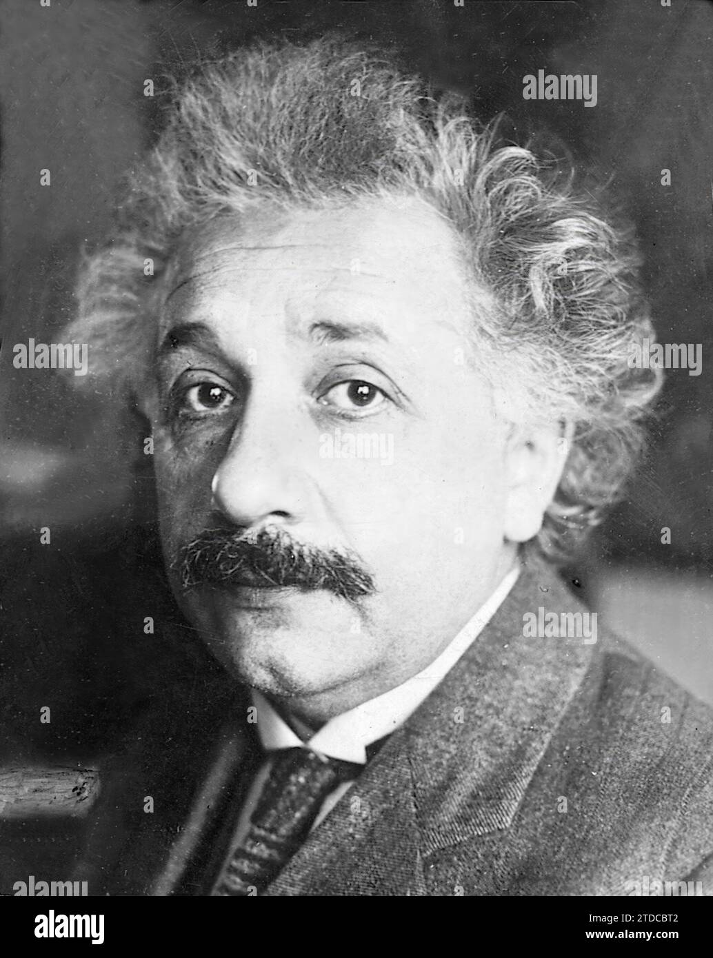 Albert Einstein in a portrait dated 1930. Credit: Album / Archivo ABC ...