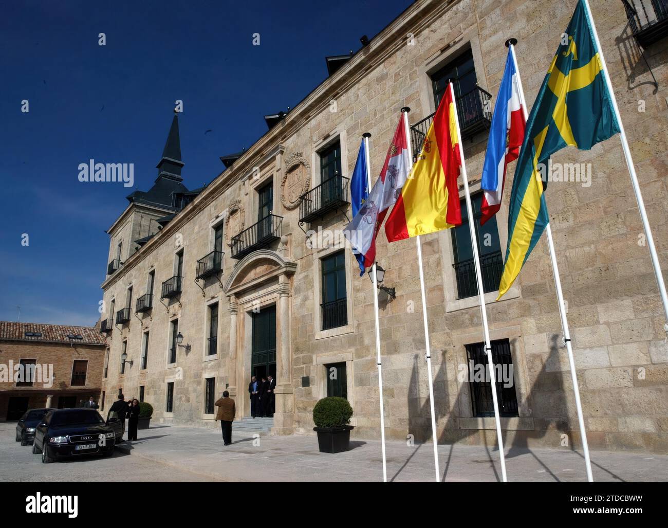 Burgos, 2003 (CA.) . Facade of the Parador Nacional de Lerma, former ...