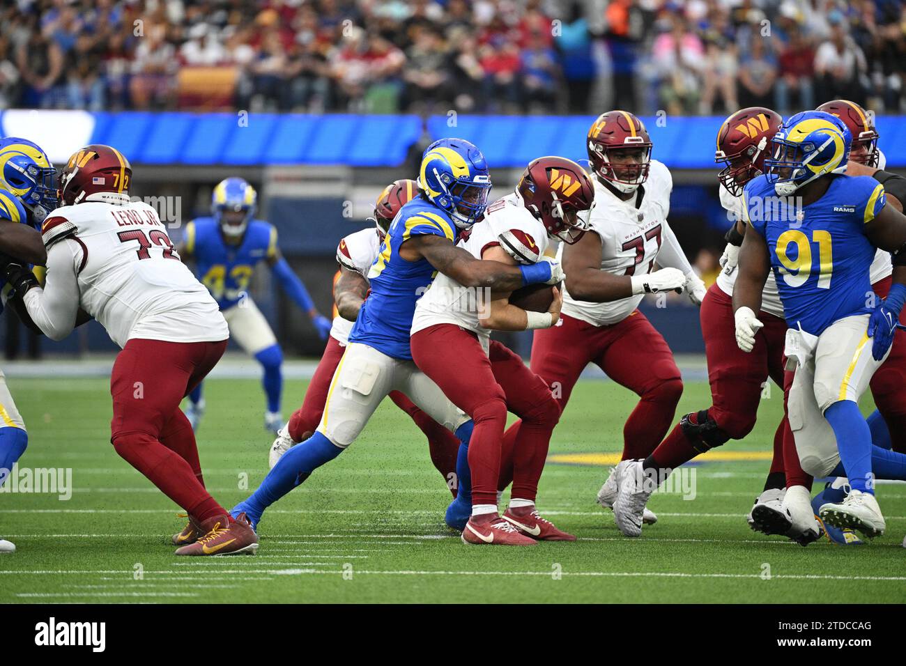 Sam howell commanders hi-res stock photography and images - Alamy